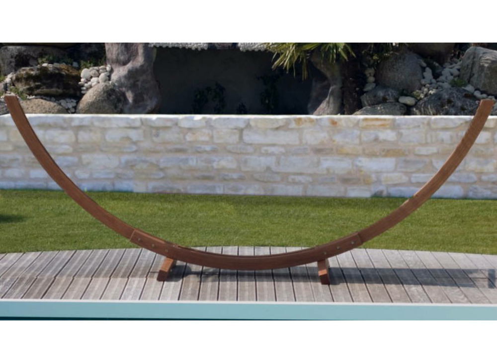 Support hamac arc meleze fsc (sans toile) - naturel | Truffaut