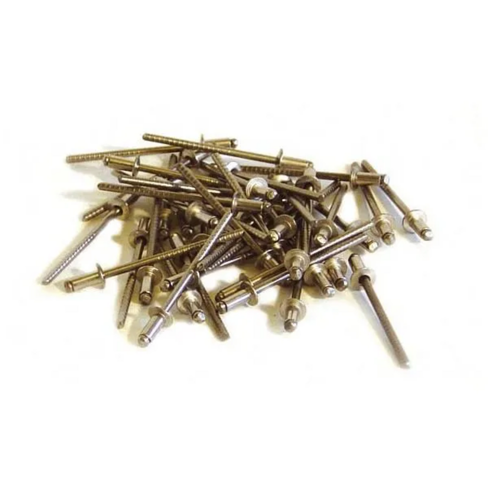 75 rivets inox / inox à tête plate ø 3,2 x 10 mm | Truffaut