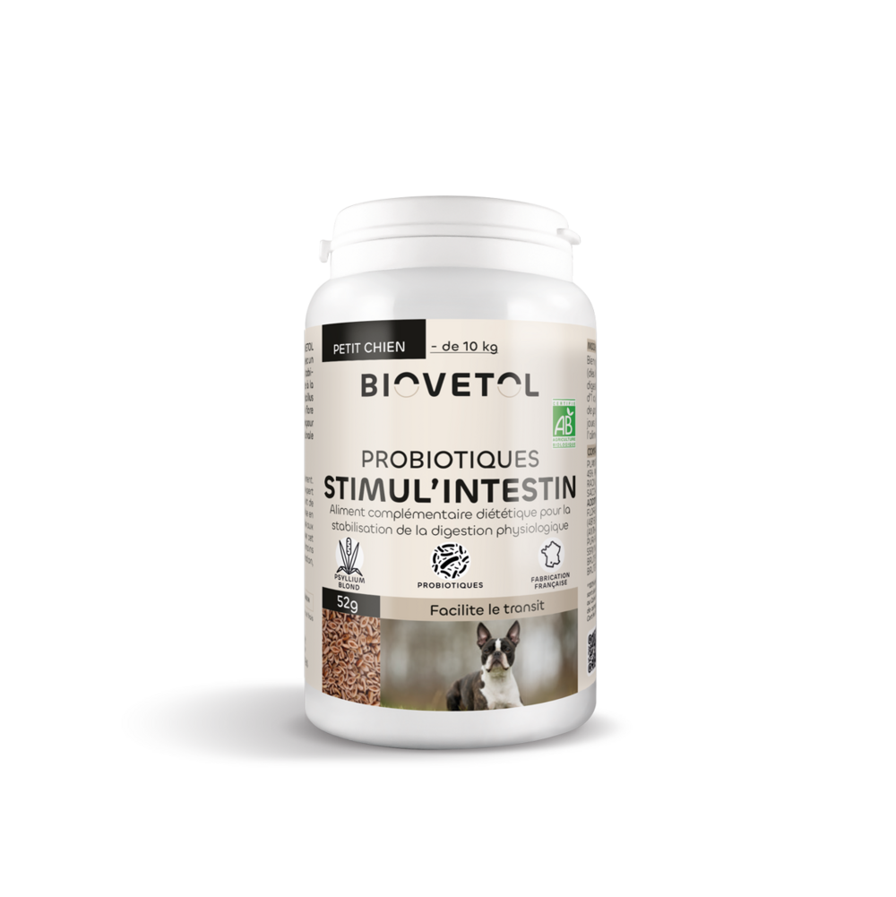 Probiotique chien bio stimul'intesti -complément alimentaire chien - 10 ...