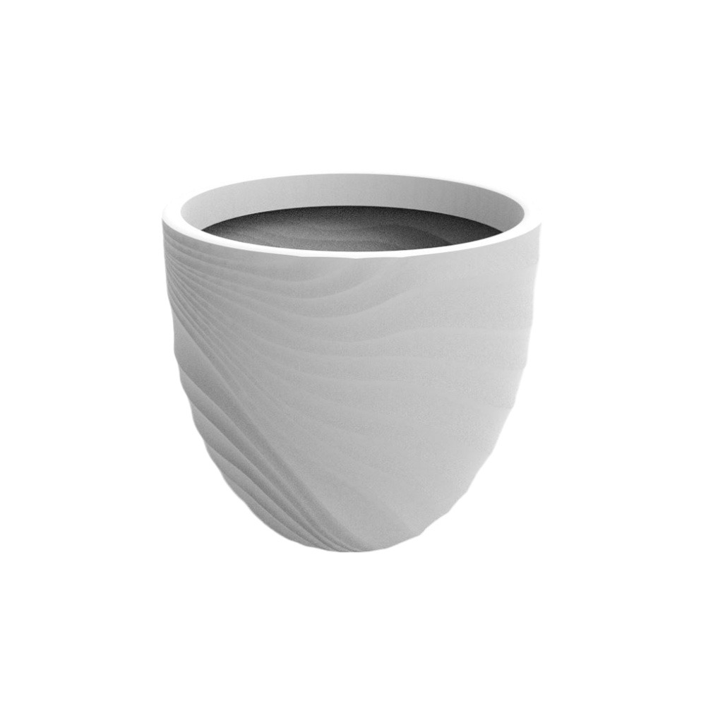 Pot de fleurs rond dune 300l | Truffaut