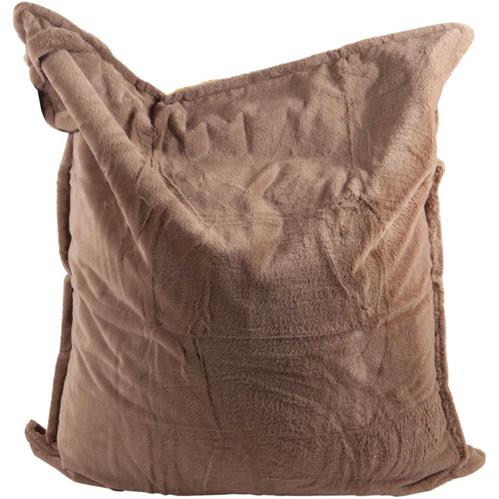 Maxi coussin imitation fourrure 110 x 130 cm | Truffaut