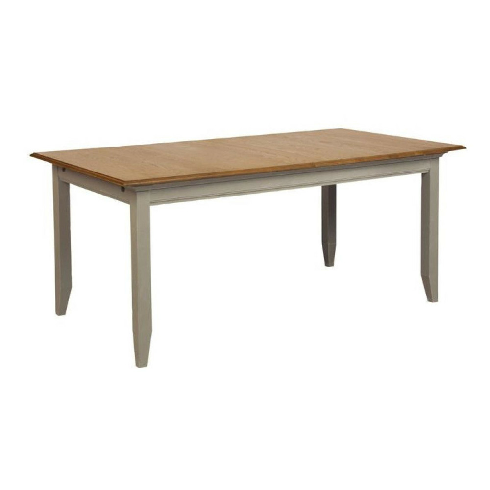 Table rectangulaire extensible 10 personnes bois beige - esquisse ...