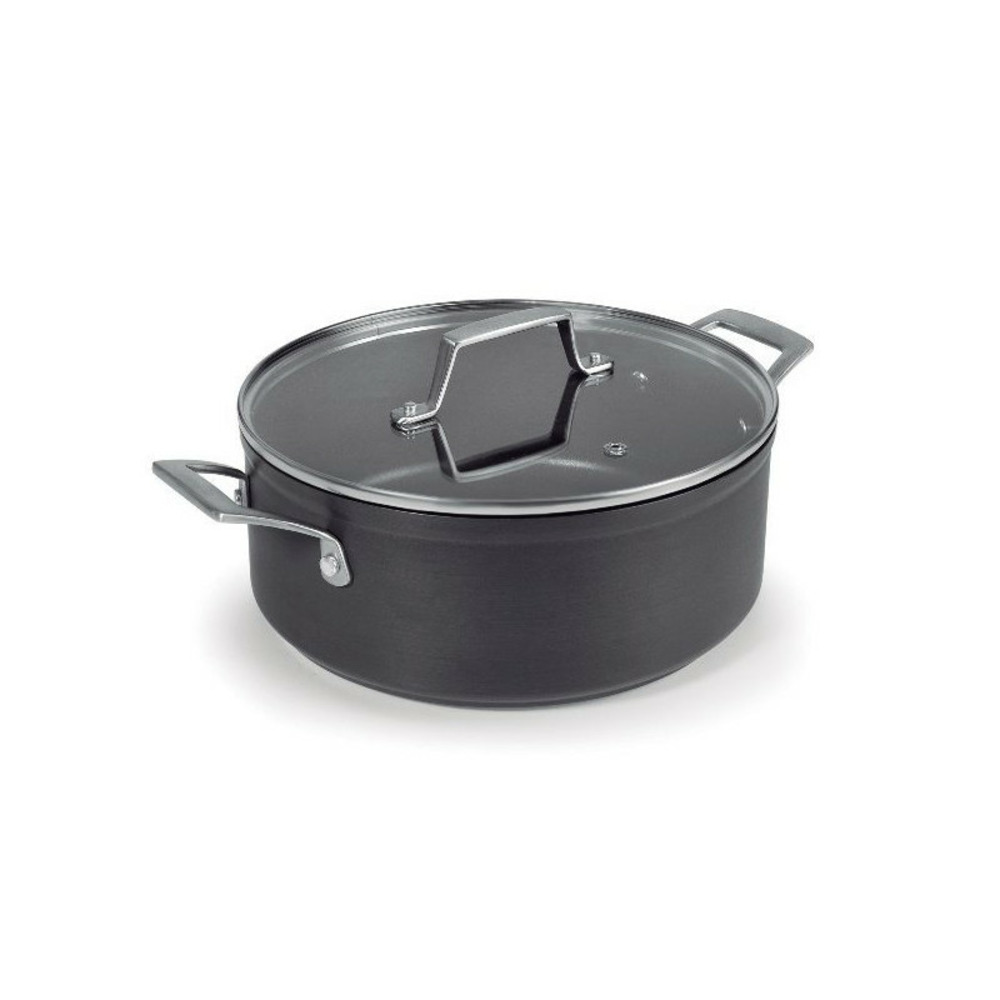 Anodized faitout 16cm +cv lacor - 48016 | Truffaut