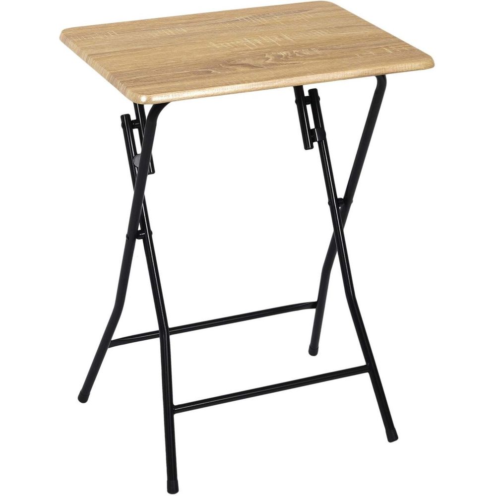 Table d'appoint plateau en bois ulm 48 x 38 cm | Truffaut
