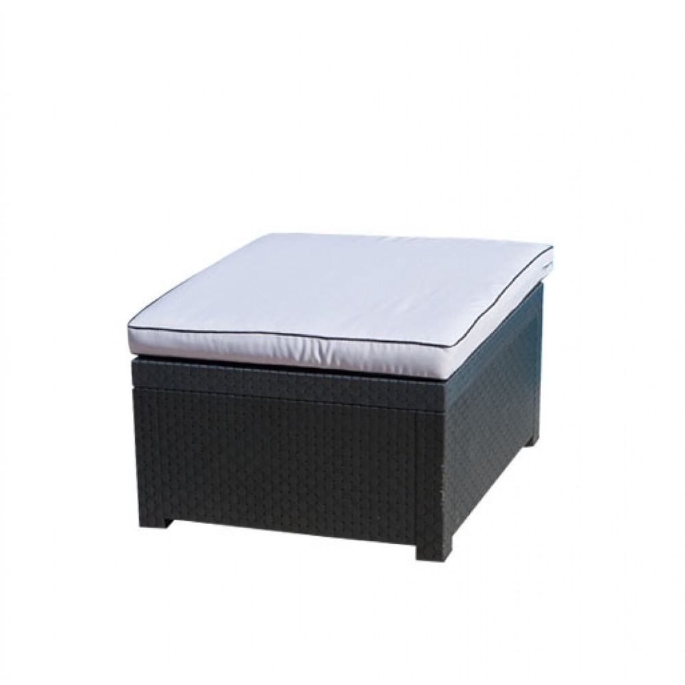 Pouf de jardin gris diva | Truffaut