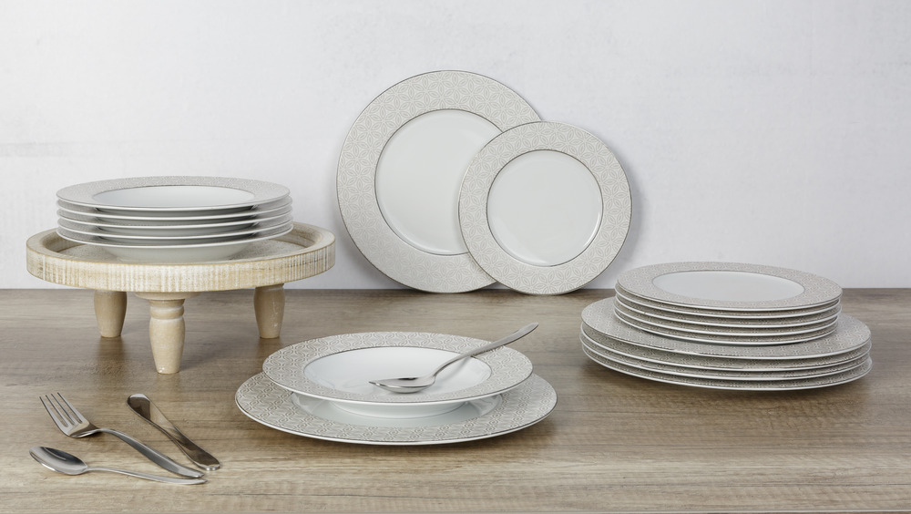 Cosy & trendy service de table en porcelaine danica 18 pièces, 6 ...