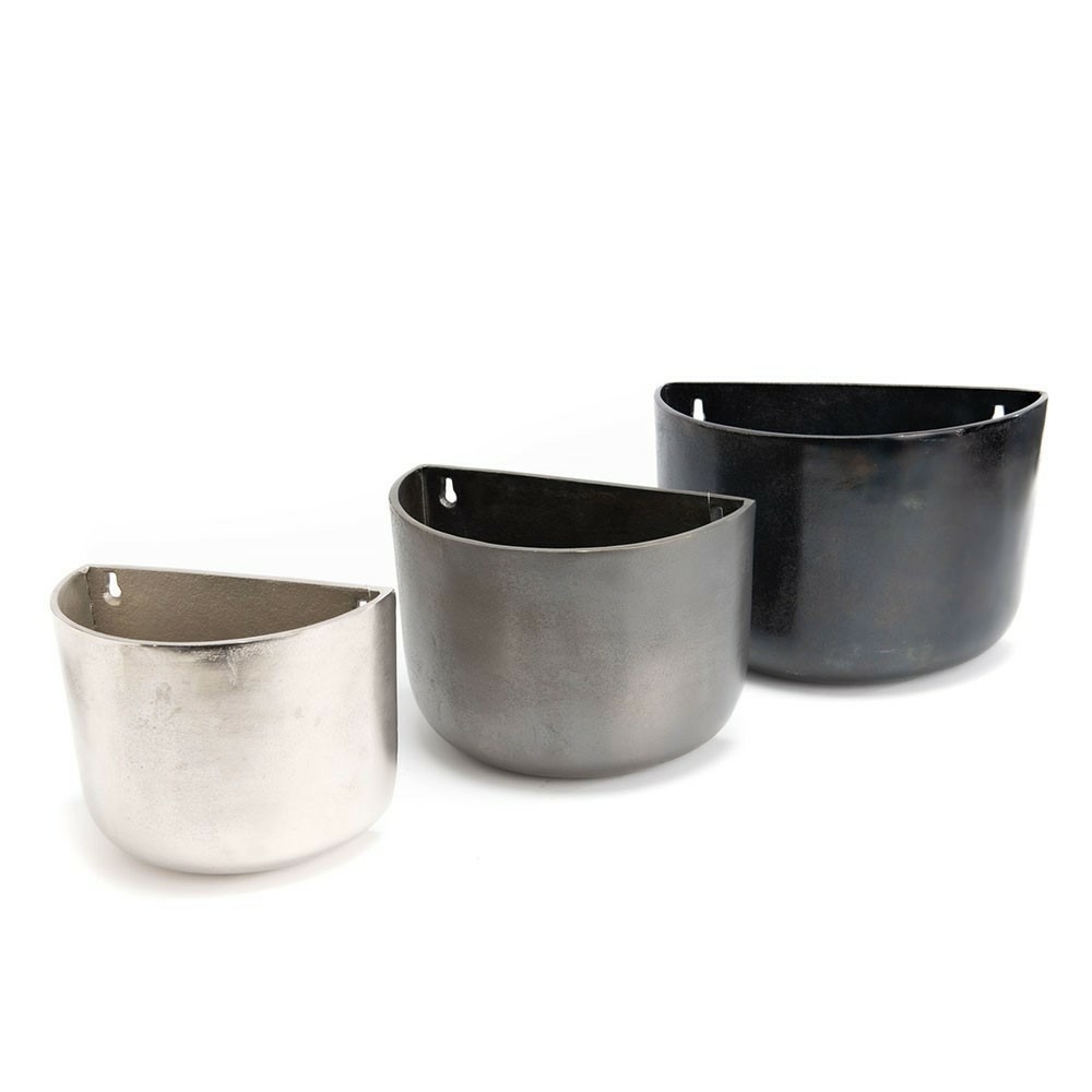 Cache pot murale tricolore lot de 3 hauteur 24 cm | Truffaut