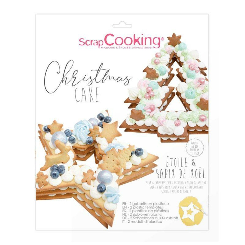 Coffret 2 gâteaux de noël - christmas cake | Truffaut