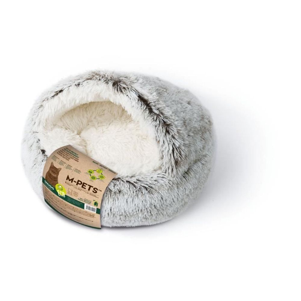 Lit pour chat m.pets eco snugo - gris | Truffaut