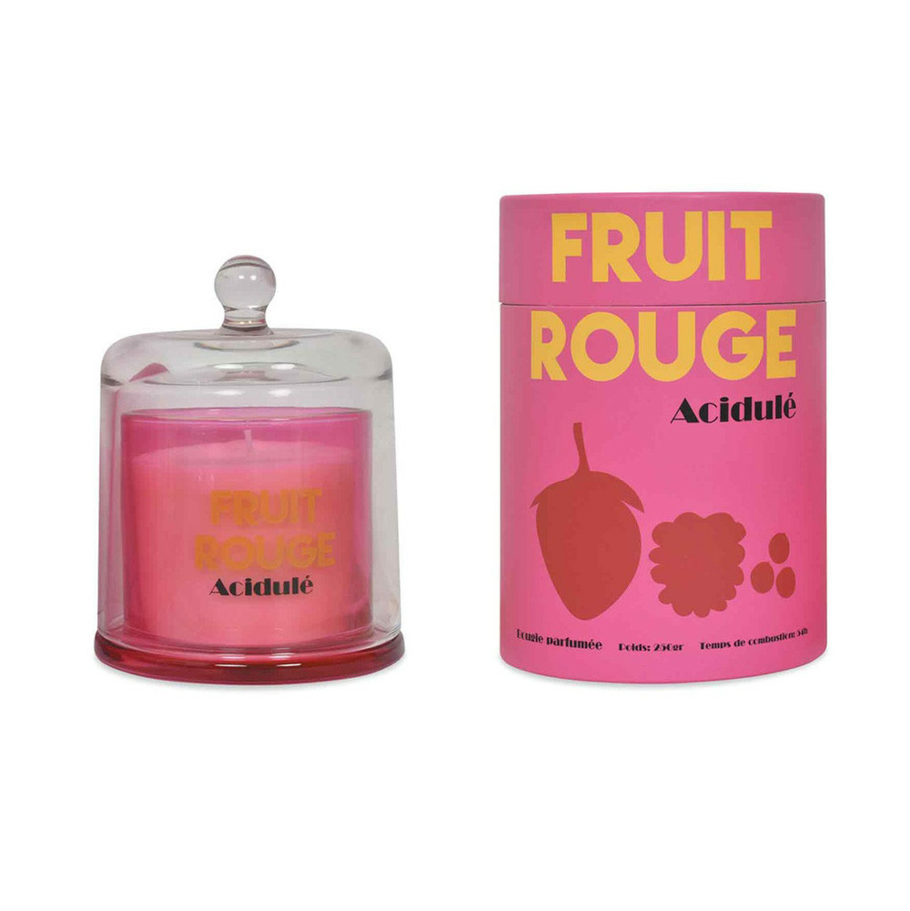 Bougie cloche arty gm fruits rouges d13,5 h18cm | Truffaut