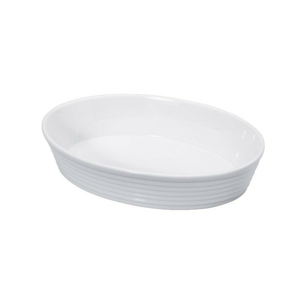 Plat a four ovale 30cm blanc kuchenprofi - 0750018230 | Truffaut