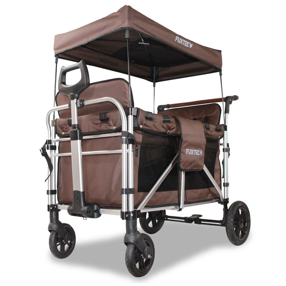 Chariot de jardin pliable marron - family cruiser - banquettes ...