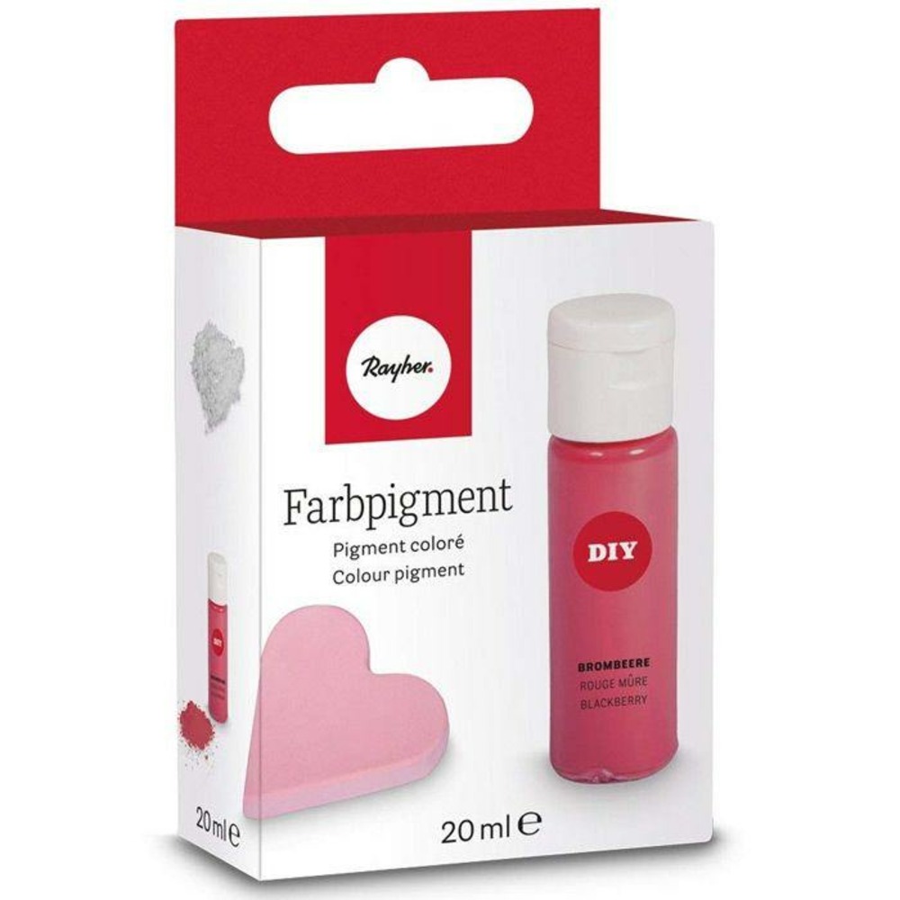 Pigment en poudre 20 ml pour peinture sur céramique - rouge mûre | Truffaut