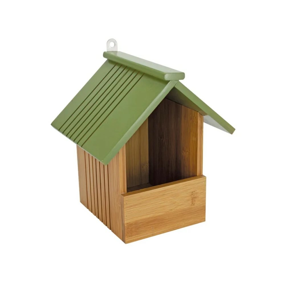 Nichoir semi-ouvert java à fixer en bambou fsc | Truffaut