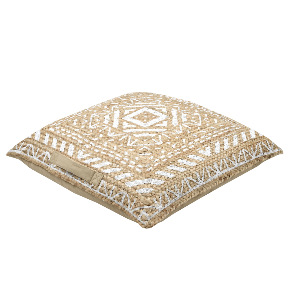Lovely casa - coussin de sol en jute ethnique | Truffaut