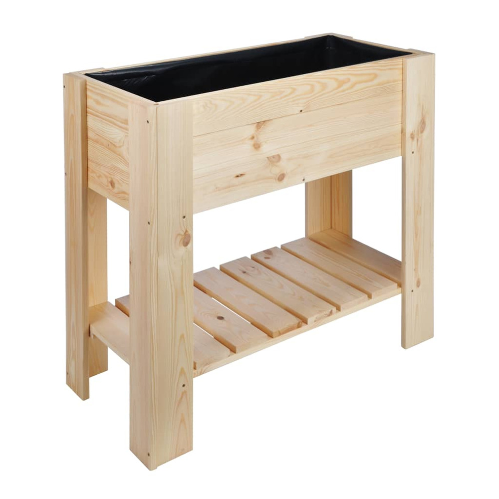 Carré potager surélevée 92 x 41 x 80 cm Bois de pin | Truffaut