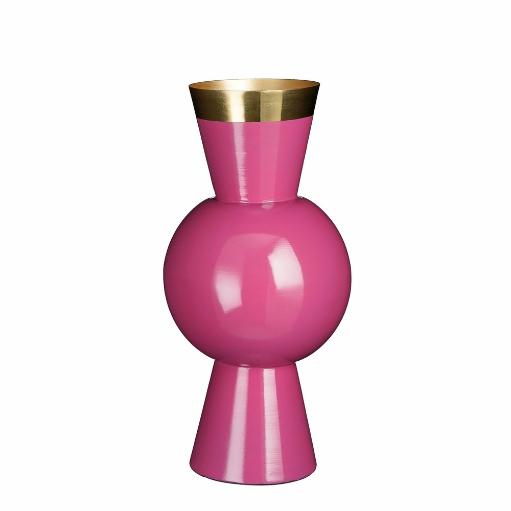 Mica decorations vase ceres - 15x15x31 cm - fer - rose | Truffaut
