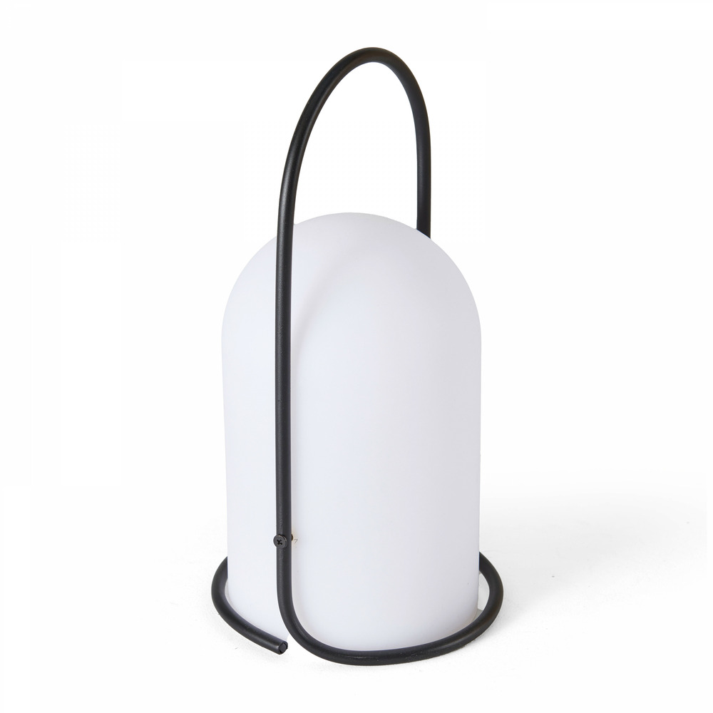 Baladeuse led en acier blanc ronde | Truffaut