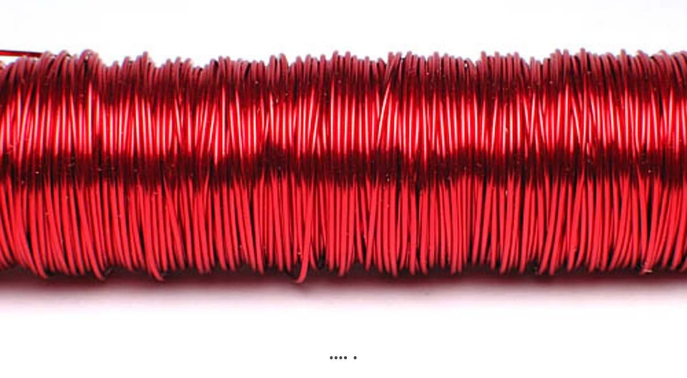 Fil decoration laque Rouge D 0.50 mm | Truffaut