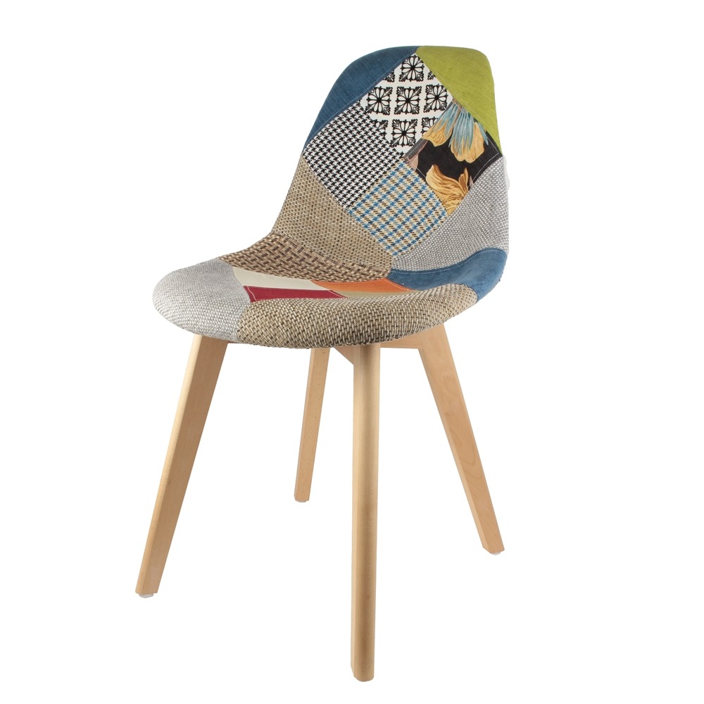 Chaise scandinave patchwork | Truffaut