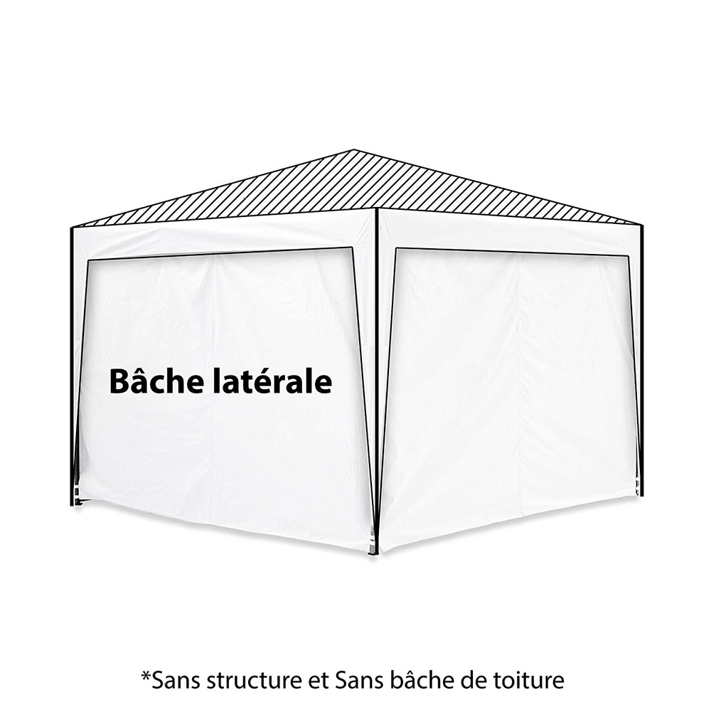 Greaden pack 4 côtés ( sans structure ) - blanc - 3x3m gamme 30mm ...
