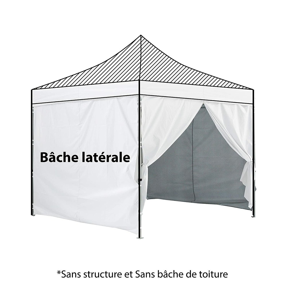 Greaden pack 4 côtés ( sans structure ) - blanc - 3x3m gamme 25mm/32mm ...