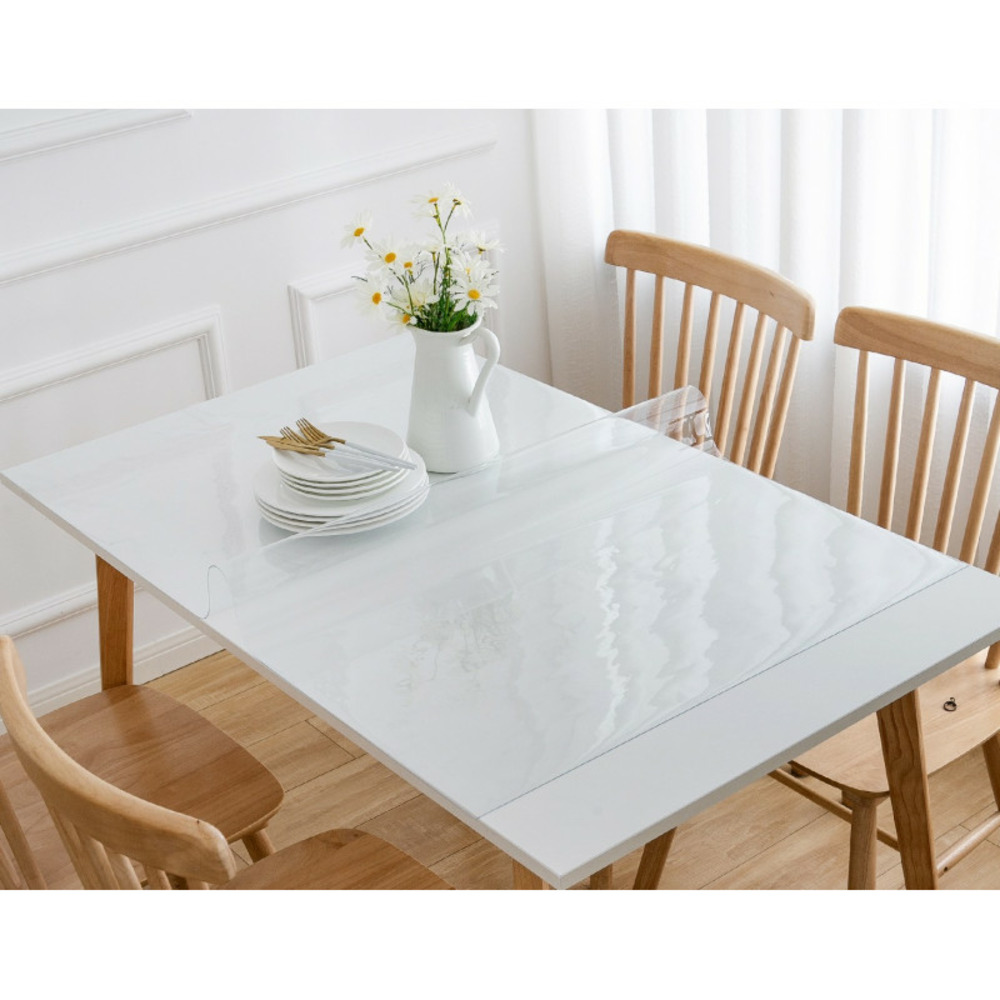 Protection de table "crystal" - protection de table rectangle 160 cm ...