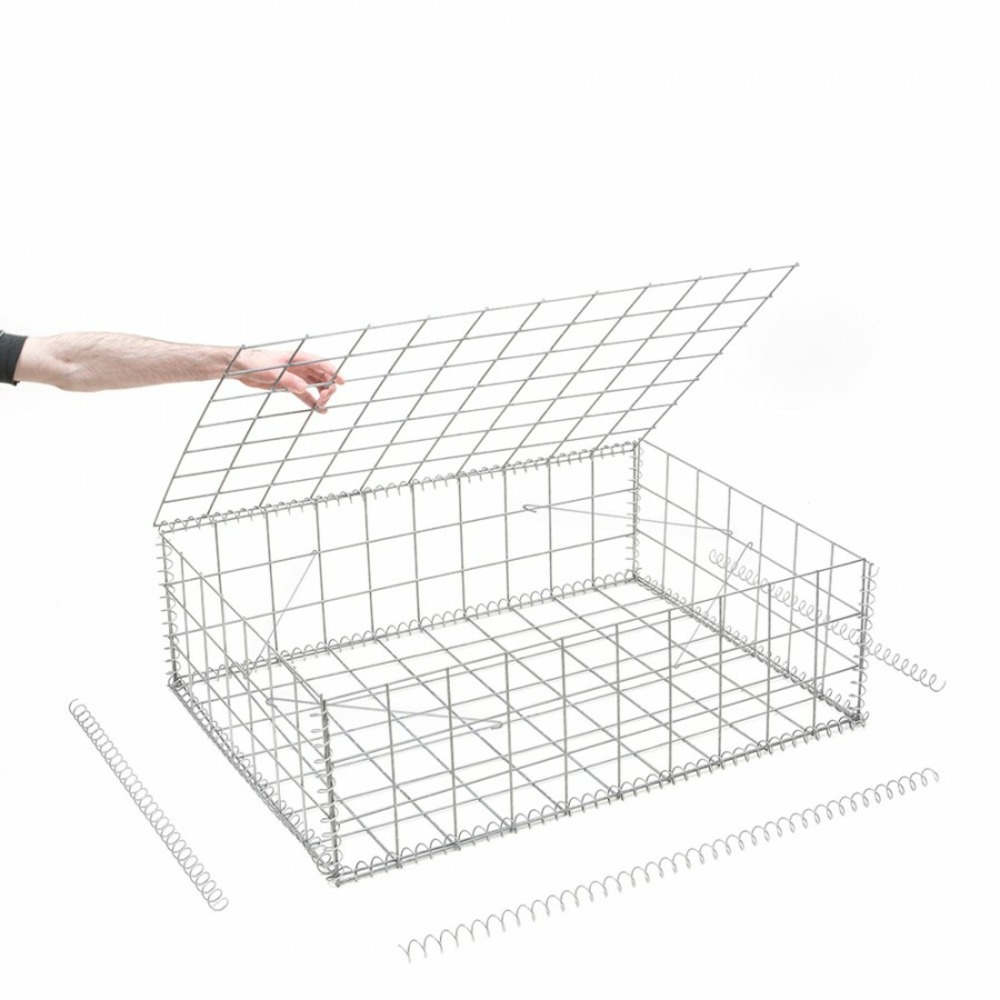 Gabion - 100 x 30 cm x 70 maille rectangulaire | Truffaut
