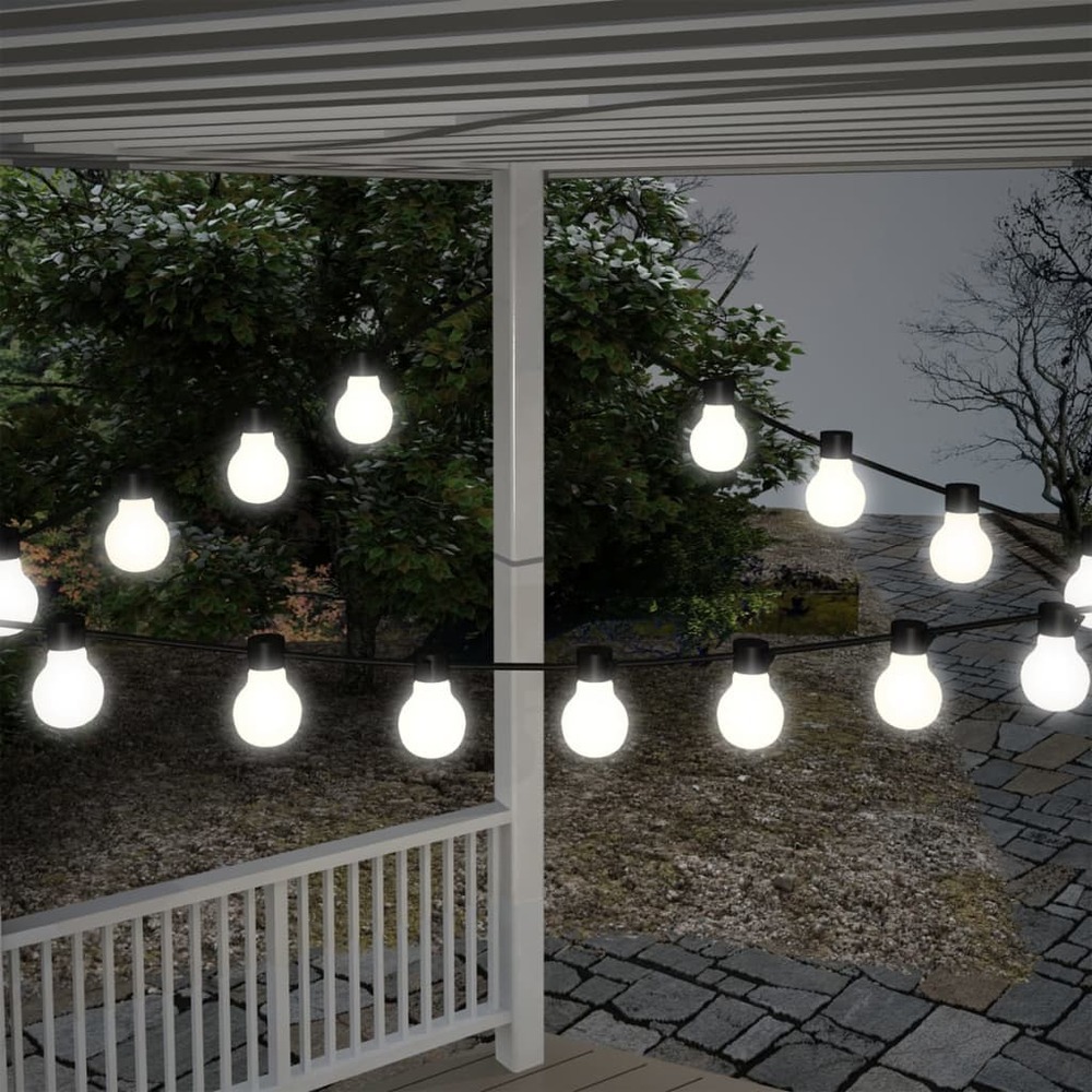 Guirlande lumineuse 20 boules à led blanches chaude | Truffaut