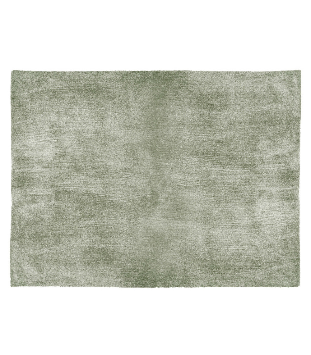 Tapis décoratif reflet vert kaki 160 x 230 cm | Truffaut