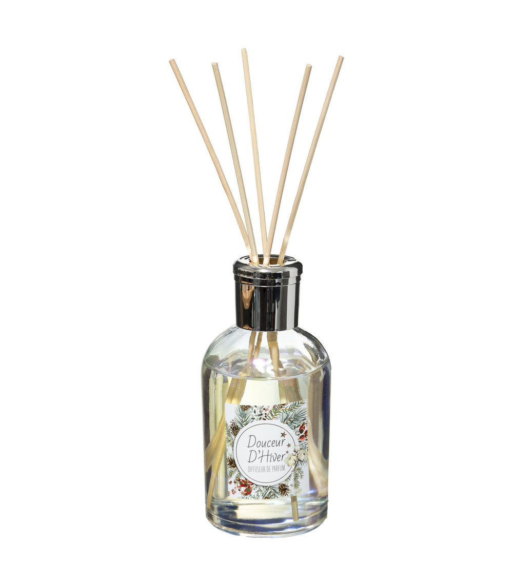 Diffuseur de parfum douceur d'hiver 250 ml avec 6 bâtonnets | Truffaut