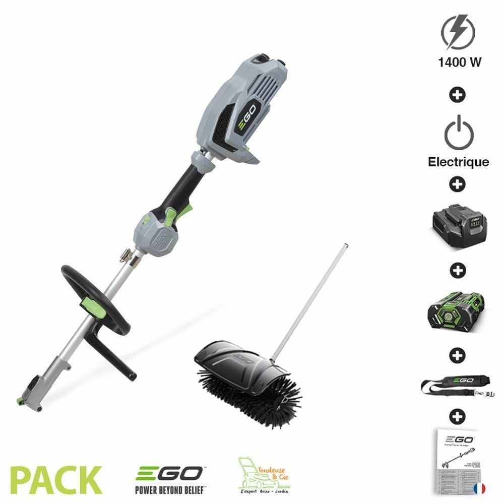 Pack balayeuse électrique sans fil avec moteur chargeur batterie ego ...