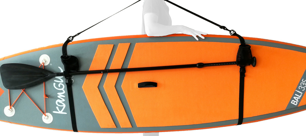 Kangui - sangle de portage pour stand up paddle gonflable avec fixation ...