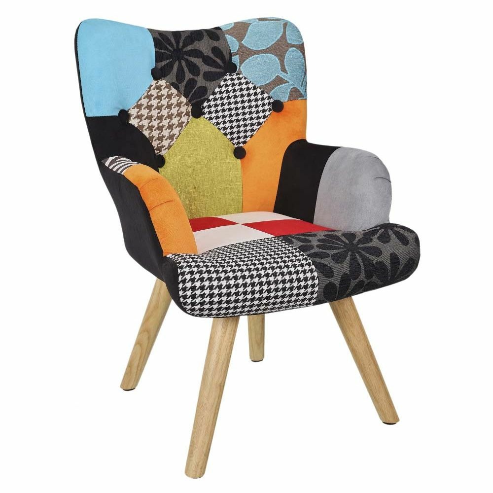 Fauteuil enfant patchwork helsinki | Truffaut
