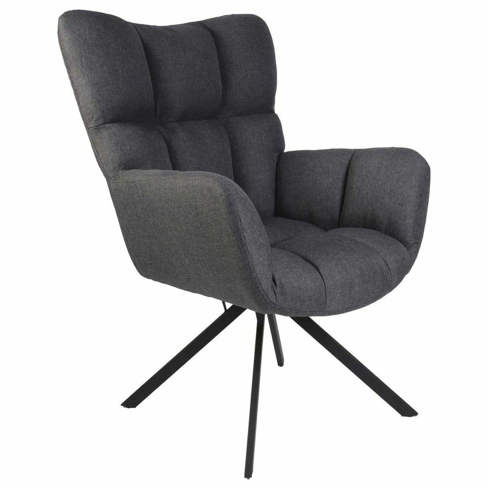 Fauteuil pivotant en tissu washington | Truffaut