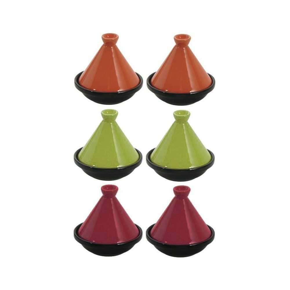 Mini tajines en céramique 10cm (lot de 6) | Truffaut