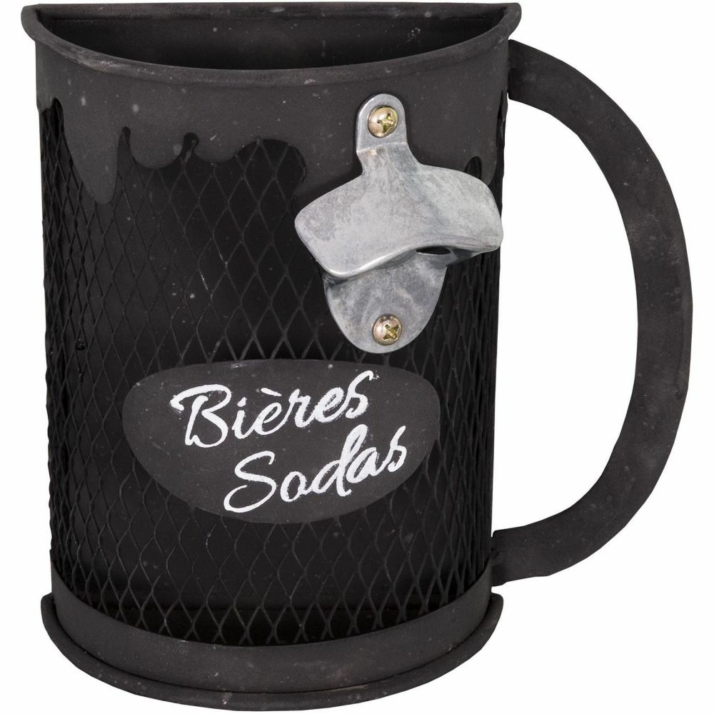 Décapsuleur en métal galvanisé chope | Truffaut