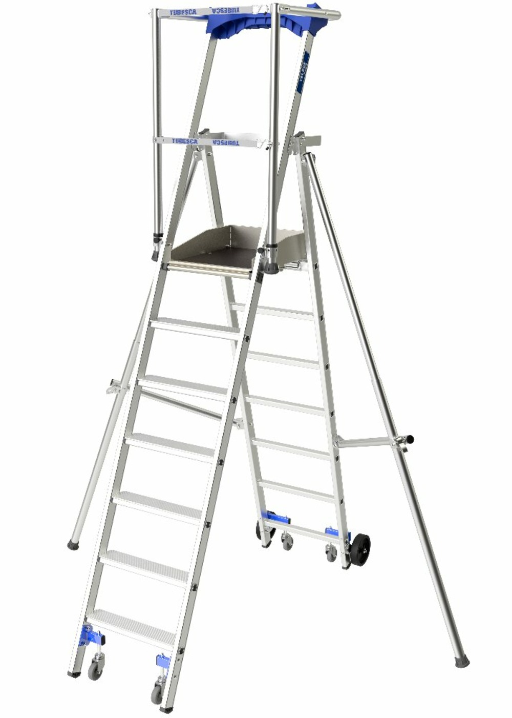 Plateforme de travail mobile veloce2 7 marches - hauteur de travail ...