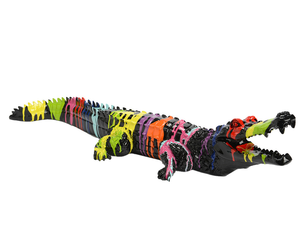 Crocodile trash 85 cm noir | Truffaut