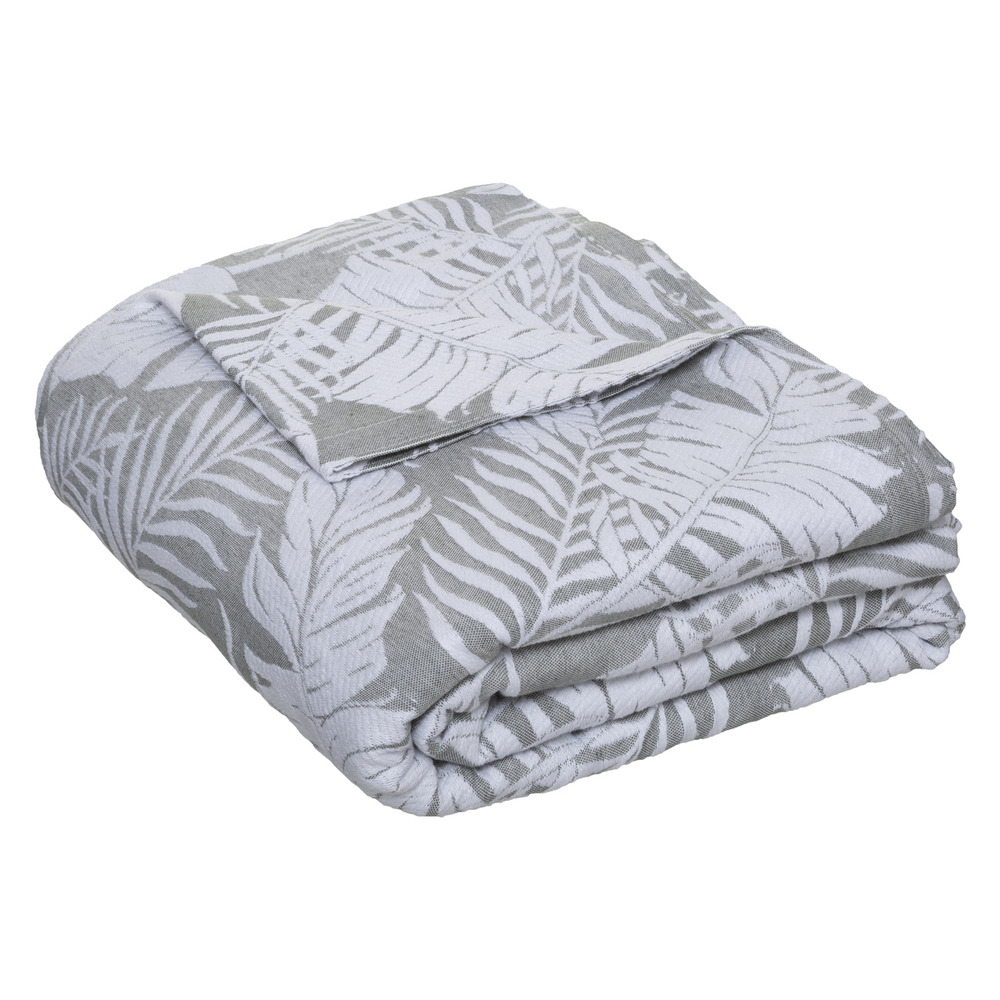 Dessus lit jacques folk 260 x 240 cm gris | Truffaut