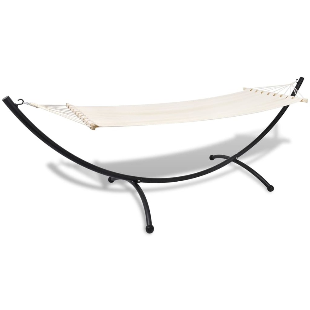 Hamac en acier et tissu crème | Truffaut