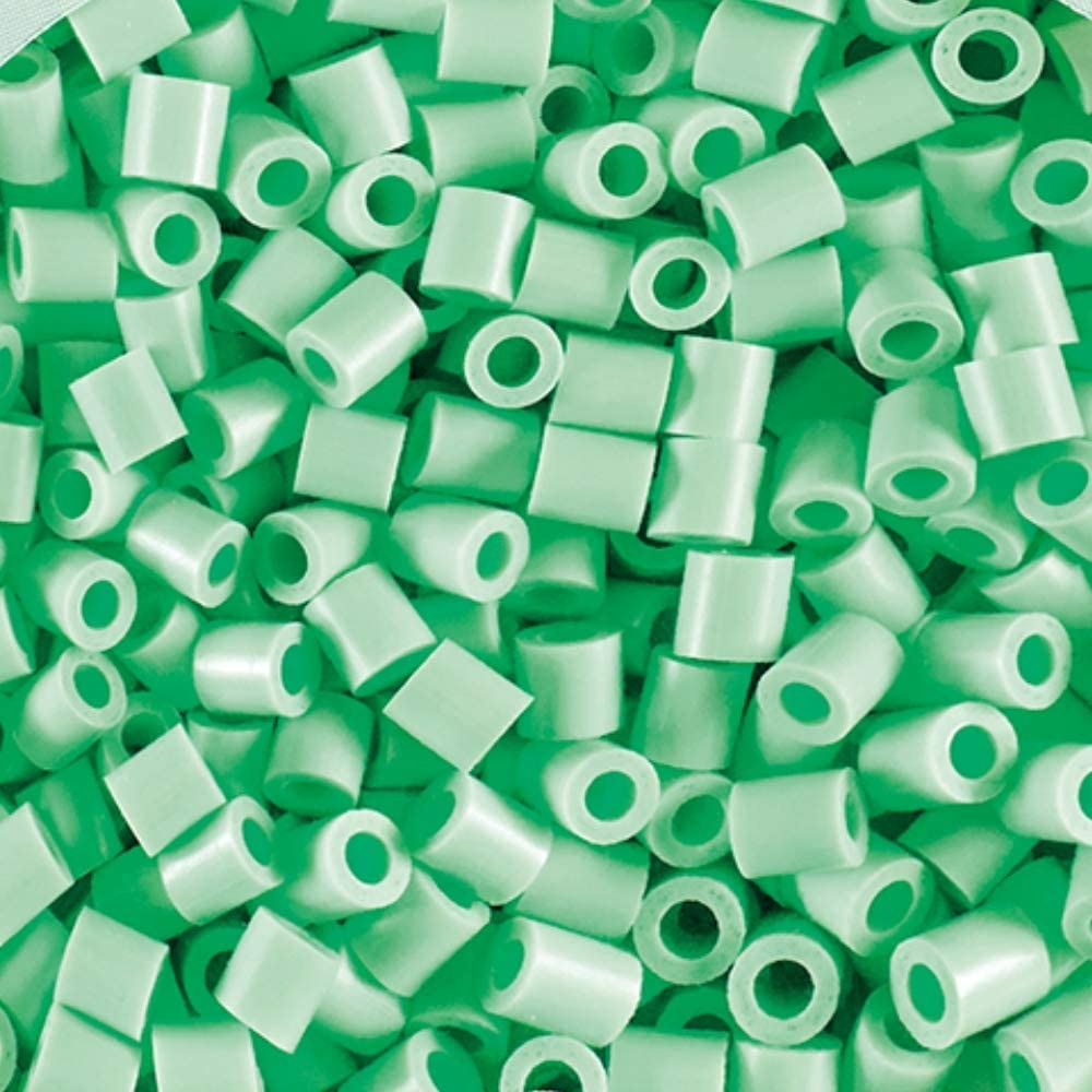Sachet 1000 perles plastique midi menthe pastel | Truffaut