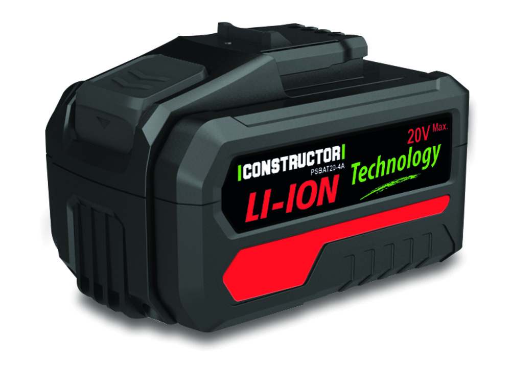 Batterie lithium max 20v - 4ah - constructor | Truffaut