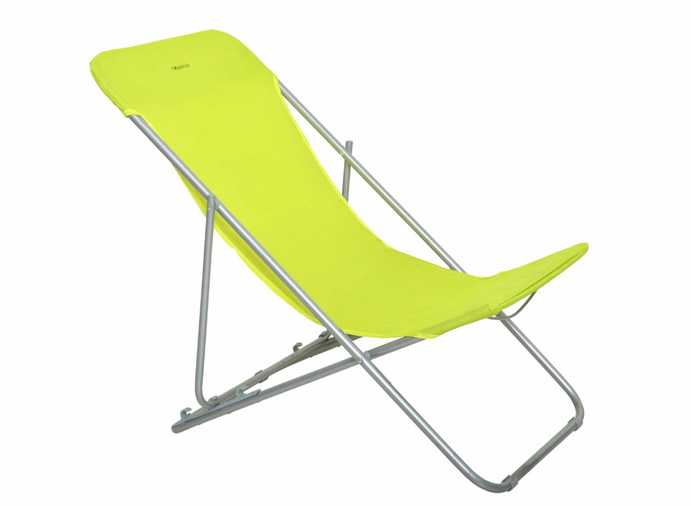 Chaise longue chilienne pliante setubal pistache | Truffaut