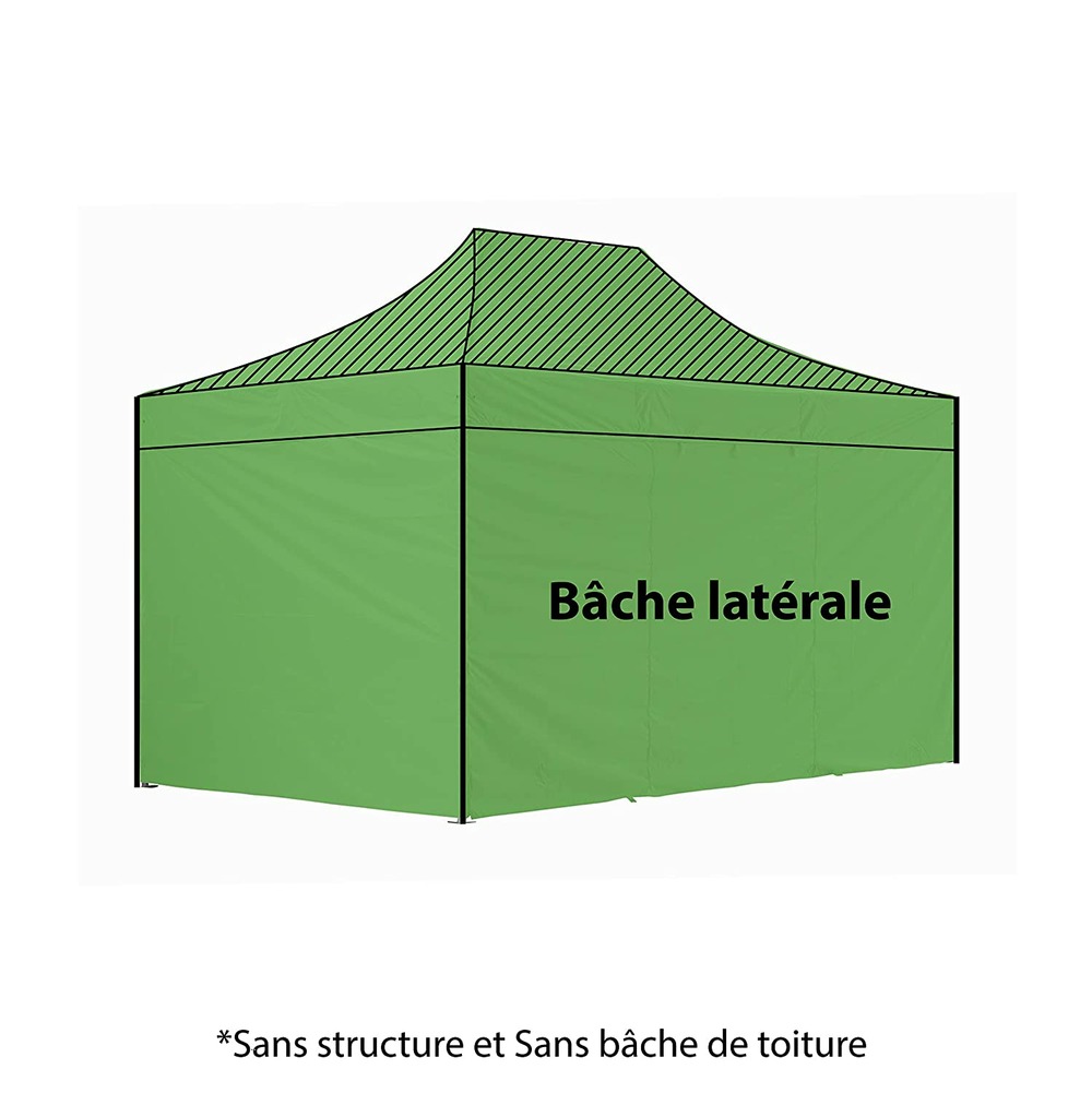 Greaden pack 4 côtés ( sans structure ) - vert - 3x4,5m gamme 40mm ...