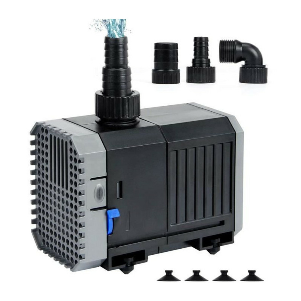 Yorbay pompe de bassin chj-1500 25w 1500l/h avec 10m câble d ...