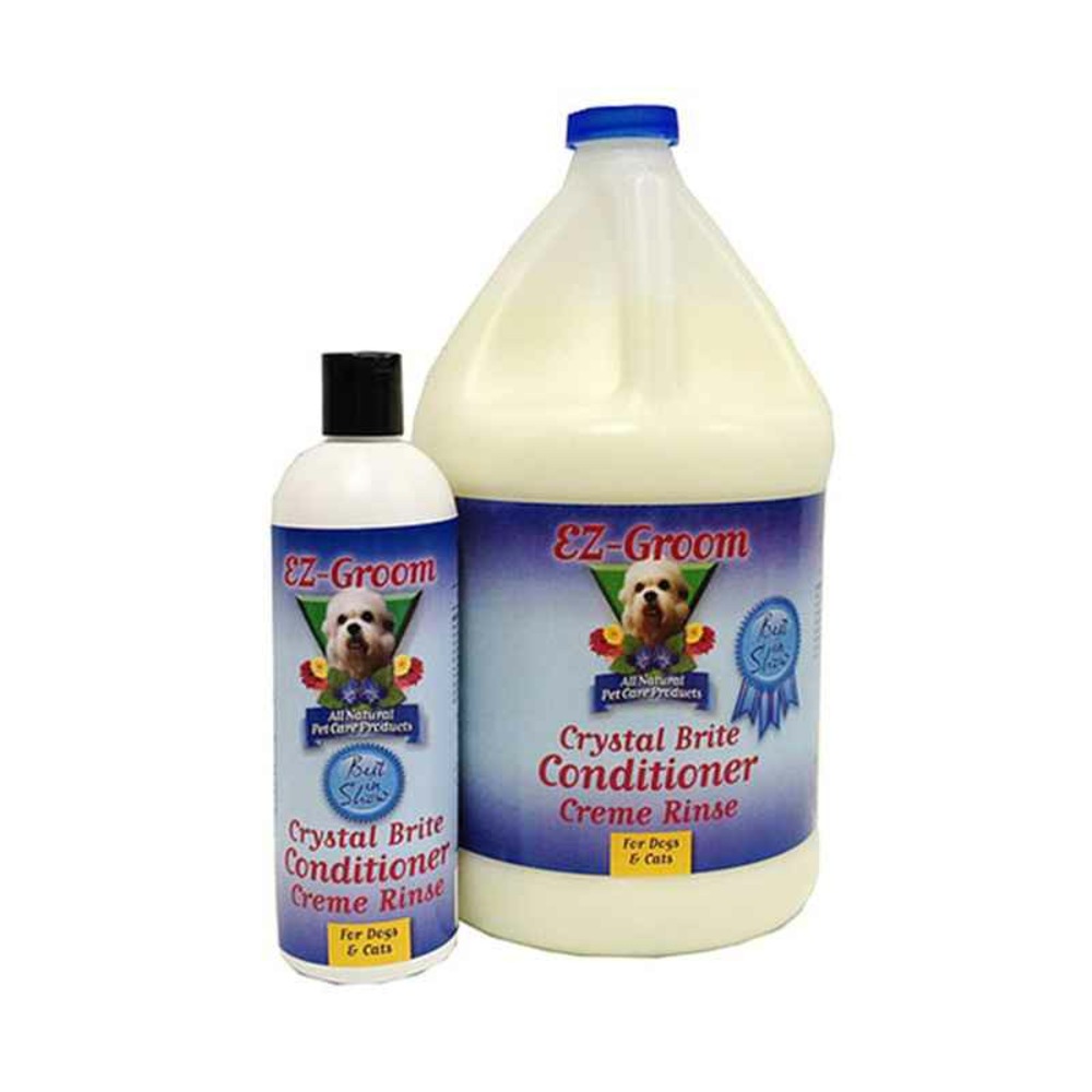 Crystal brite conditioner - après-shampoing spécial poil blanc, 3.8l ...