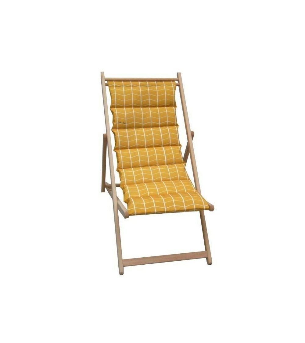 Chilienne matelassée oslo - avec toile amovible - 3 positions d ...