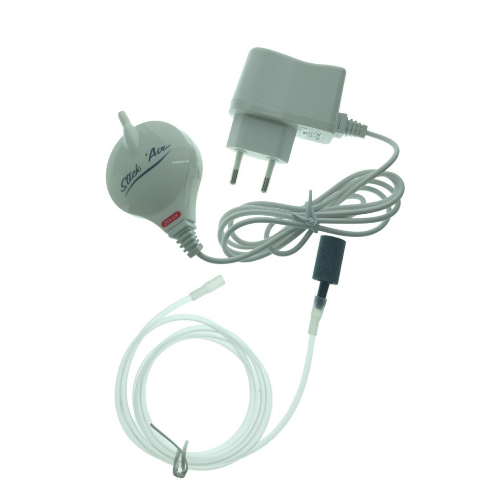 Bulleur aérateur 1.5w débit 18.6 l/h couleur blanc pour aquarium | Truffaut