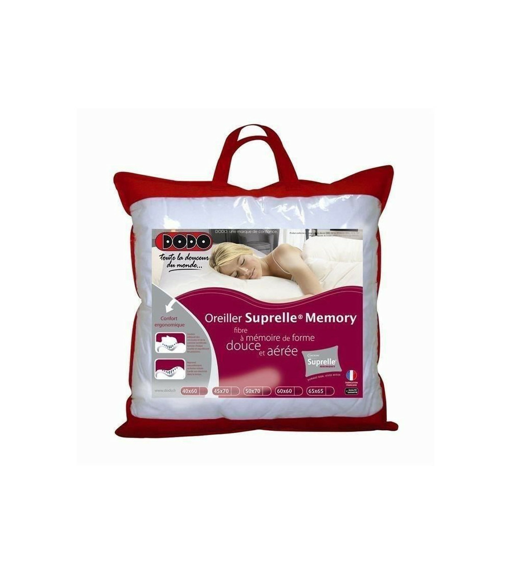 Oreiller a mémoire de forme suprelle memory 65x65cm | Truffaut